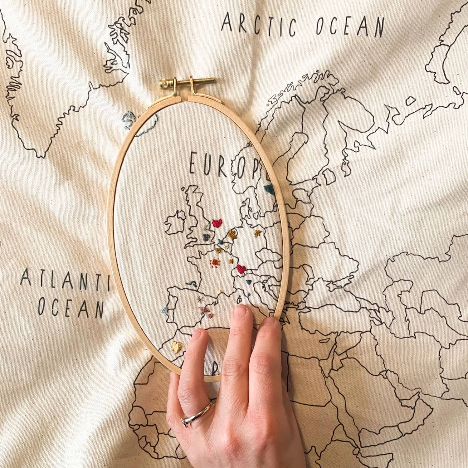 World Map Poster - CV Canvas – n°74 E-Shop